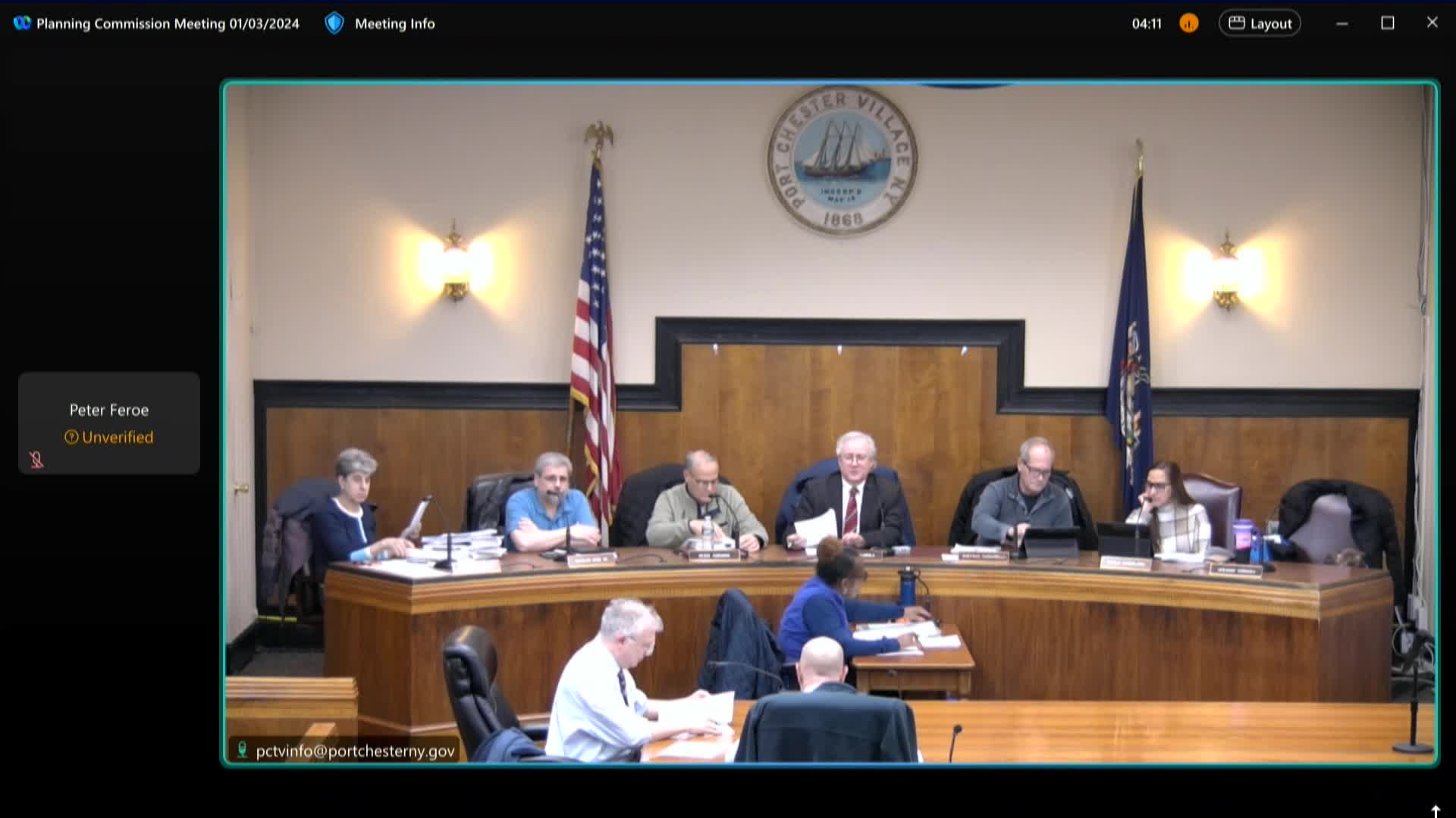 Planning Commission Meeting 01/03/24